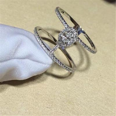 China full  diamonds ring  18kt  gold  with  yellow gold or white gold for sale