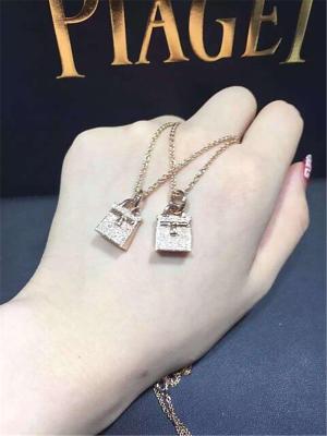 Los diamantes llenos de Hermes de Kelly empaquetan el oro del collar 18kt con el oro blanco o el oro amarillo