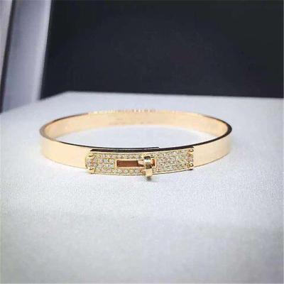 Diamantes de Hermes del oro de la pulsera 18kt de Kelly con el oro blanco o el oro amarillo
