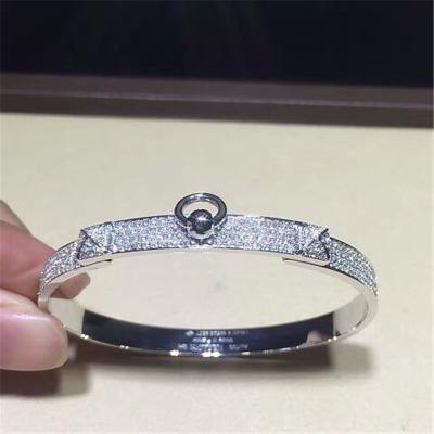 China full diamonds bracelet 18kt gold  with white gold or yellow gold for sale