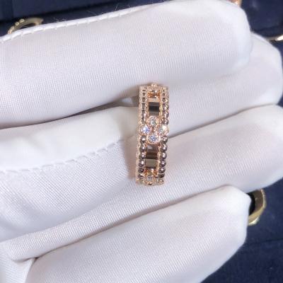China Elegant  Factory Make Real Gold Van Cleef & Arpels 18k Gold PerléE Signature Ring for sale
