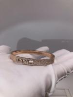 China 18K Gold Bracelet with Moveable  3 Diamond for sale