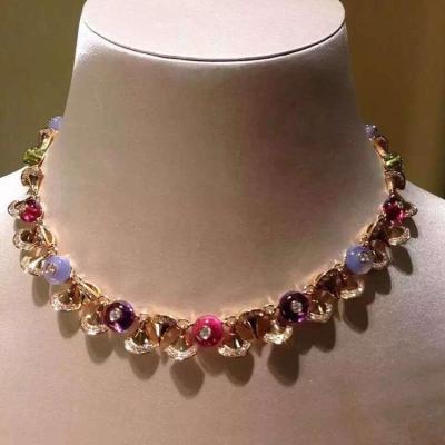 China brand  jewelry diamonds necklace 18kt gold for sale