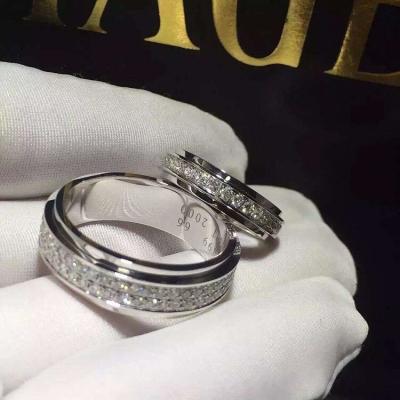 China Piaget brand jewelry Possession ring in 18K  gold set with 74 brilliant-cut diamonds (approx. 1.33 ct). for sale