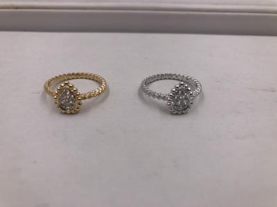 brand jewelry diamonds ring  18kt gold   with yellow gold or white gold