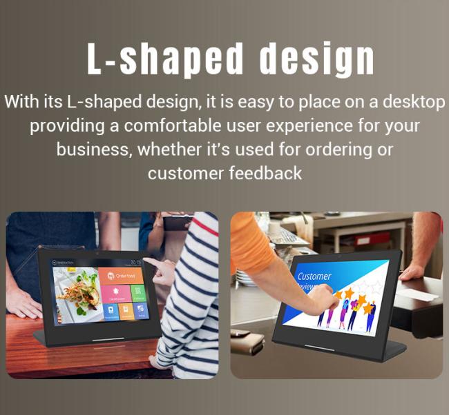 173 inch restaurant ordering tablet with rk3566 processor poe nfc 1080p hd resolution 10 point touch android 11 l shaped design for efficient self service ordering-5