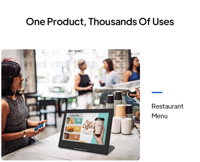 173 inch restaurant ordering tablet with rk3566 processor poe nfc 1080p hd resolution 10 point touch android 11 l shaped design for efficient self service ordering-8