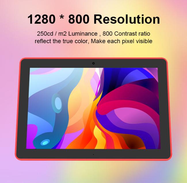 101 inch horizontal restaurant ordering tablet with rk3399 processor poe nfc four sided rgb led light bar 5mp camera android system ideal for efficient customer ordering and self service-2