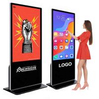 China 32-Inch Multi-Touch Interactive Advertising Machine with 1080P/4K HD Display, Android/Windows OS and 10-Point Touch for sale