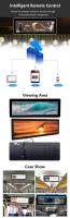 China 19 Inch Wall Mounted Bar-Type Advertising Display 1920x360 Resolution with Android Tablet and 178° IPS Panel for sale