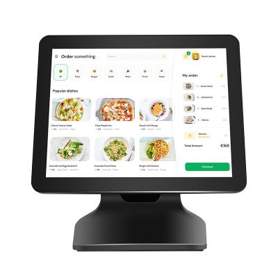 China Supermarket Restaurant 15.6 Inch Win10 Cash Register System with Single Screen POS Terminal and Capacitive Touch Screen for sale