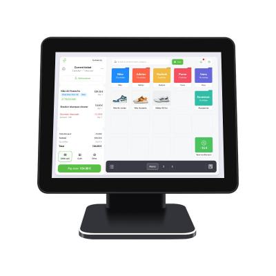 China 15.6 Inch Touch Screen POS System Win7/10 Printer Payment Terminal Desktop Electronic Cash Register with Printer Printer for sale
