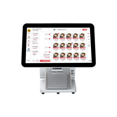 China Win7/10 Android Compatible 15.6 Inch Dual Screen POS System Monitor Durable IPS Touch Monitor for Supermarket Restaurant for sale