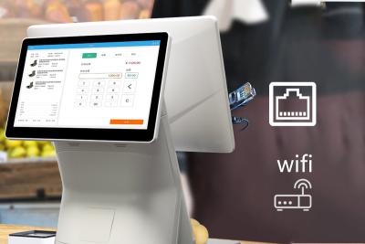 China DDR3 2G Memory 15.6 Inch Desk Touch Screen Self Ordering Payment Kiosk for Cashless Payment and Restaurant for sale