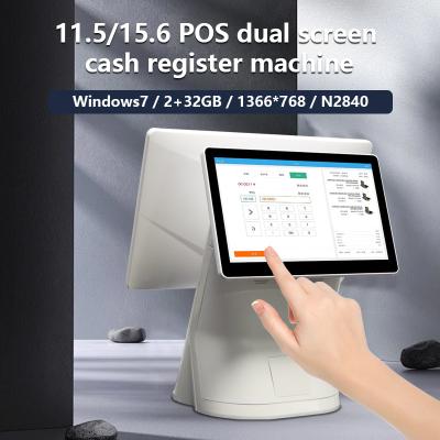 China DDR3 2G Memory 15.6 Inch Desk Touch Screen Self Ordering Payment Kiosk for Cashless Payment and Restaurant for sale