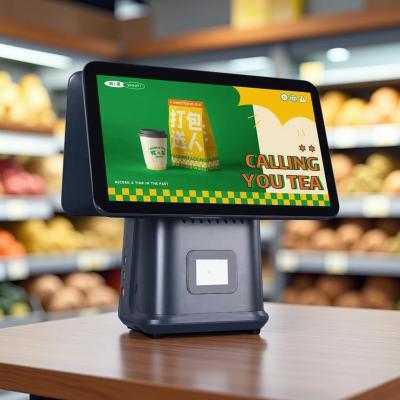 China Retail Point of Sale Machine 15.6inch Android POS Terminal with Scanner and Printer 4GB DDR4 Memory 64GB Hard Disk Capacity for sale
