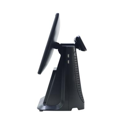 China High Performance 15.6" I3 Processor Touch Screen Pos All In One Supermarket Retail POS Machine with Customer Display for sale
