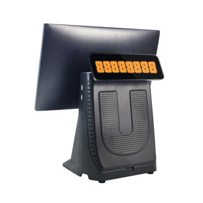 China High Performance 15.6" I3 Processor Touch Screen Pos All In One Supermarket Retail POS Machine with Customer Display for sale
