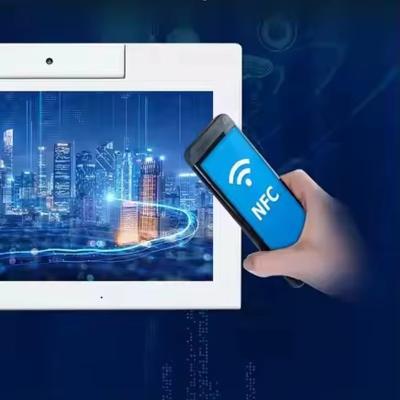 중국 데스크톱 10.1인치 L 모양 안드로이드 태블릿 PC 와이파이 NFC 터치 스크린 쿼드 코어 스마트 오피스 셀프 서비스 키오스크 비즈니스 사용 판매용