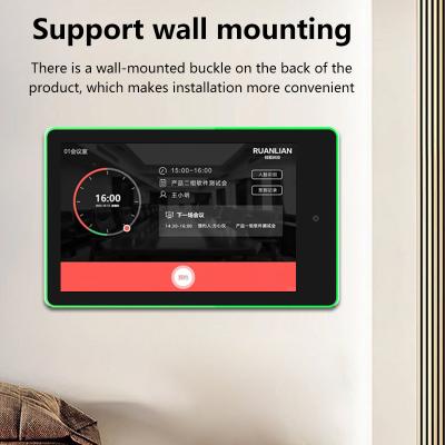 Китай 10,1-дюймовый настенный планшет для бизнеса на Android 14 с сенсорным экраном, четырехъядерным процессором Rockchip, светодиодной подсветкой для совещаний, конференций, бронирования и планирования продается