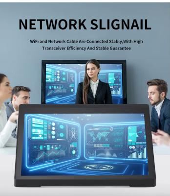 중국 10.1인치 가로형 데스크탑 안드로이드 태블릿 PC 컴퓨터 터치 스크린 RJ45 POE 전원 NFC 리더 산업용 비즈니스 프론트 호텔 레스토랑 소매점 데스크 사용 판매용