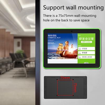 China 8 pulgadas de montaje en la pared de negocios pantalla táctil POE NFC Android tablet PC con luz LED Sistema de reserva de salas de reuniones en venta
