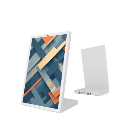 China 13.3inch RK3568 L shape desktop android tablet pc POE business kiosk restaurant othering for sale