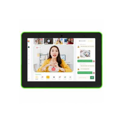 China 10.1-inch Wall Mount Android Tablet with Quad-core Rockchip RK3576 and 4-Sided LED Light Bar for Meeting Room Booking for sale