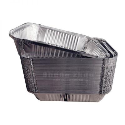 China 50 Pack Grill Pans, Disposable Aluminum Foil Pans, Take Out Pans, Square Pans for Baking, Foil Pans (1750 ML) for sale
