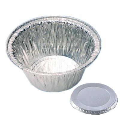 China Aluminum Disposable Pans Round with Aluminum Foil Lids (100 Pack), Round Foil Pans for Takeouts and Catering for sale