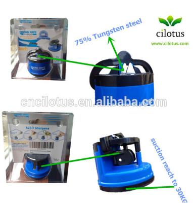 Cina affilatrice del coltello da cucina dell'ABS 30KGS con la portata della ventosa per l'affilatura dei coltelli in vendita