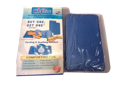 Cina Cuscino fresco del gel del cillow molle del blu Nylon+Sponge per estate calda in vendita