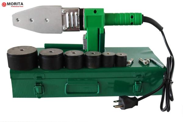 Plastic Pipe Fusion Welder 20-63mm 800W/220V For PPR, PE, PP，PVDF And PB Pipes Separate Front Die Head Corner Welding