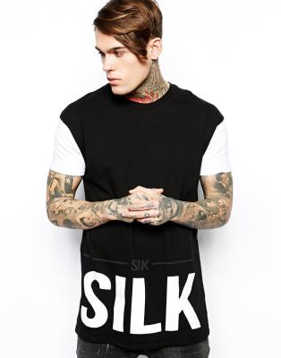 China Custom 100% cotton t-shirt printing men longline t shirt factory wholesale for sale