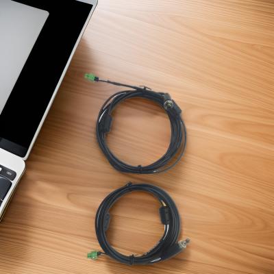China DC5525 Industrial Power Cords & Extension Cords 2-Core Power Connection Harness with Anti-Interference Magnetic Ring Two for sale