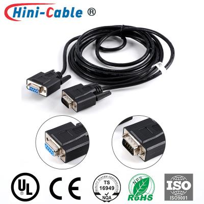 Cina Cavo del collegamento del monitor del computer di D-SUB 9 Pin Male To Female 28AWG in vendita