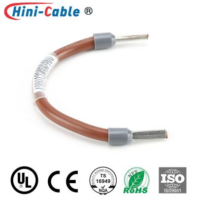 China Brown-Rohr-Art kundenspezifischer Kabelbaum der Stecker-Anschluss-4mm2 zu verkaufen