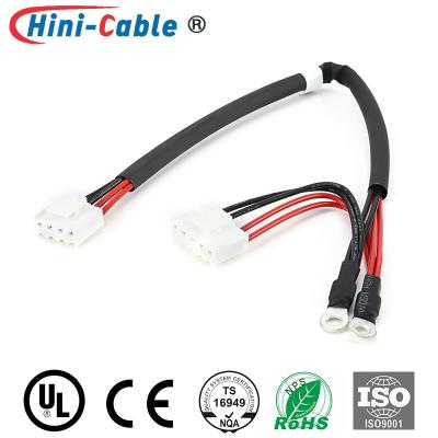 Cina Ring Terminals in scatola a JST Pitch3.96mm 4Pin & 5Pin con l'Assemblea di cablaggio termorestringibile del cavo dell'uscita di alimentazione di rete della metropolitana in vendita