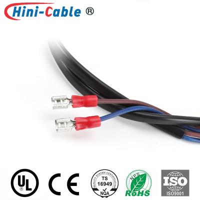 China Nylon-insulated Female Terminals(FDDN 1.25-187[8]) to Tinned End with PVC Jacket Socket Switch Power Output Cable for sale