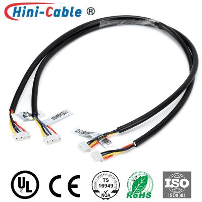 中国 2.0mmの6Pin電源ケーブルへの黒いポリ塩化ビニール ジャケット2.0mm 4Pin 販売のため