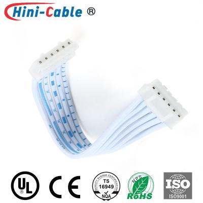China 2.5mm 6 chicote de fios do fio do computador de Pin Male To Male UL20276 28AWG à venda