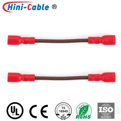 Cina Terminale completamente isolato al cavo dell'alimentazione elettrica del terminale 14AWG in vendita