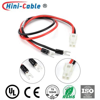 Cina JST VIP-02 al cavo del collegamento di potere dei terminali 18AWG della vanga 2pcs in vendita