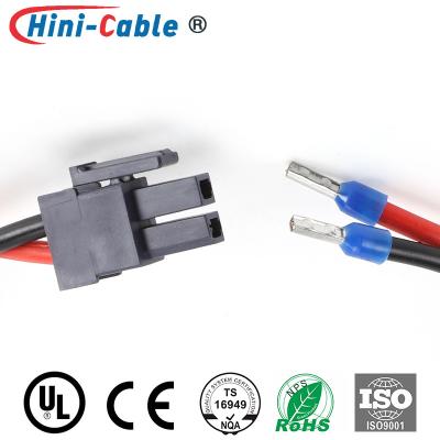 Cina Cavo elettrico su ordinazione nero rosso dell'alimentazione elettrica UL2468 18AWG in vendita