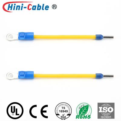 Cina Cavo elettrico giallo di abitudine di UL1015 18AWG 110mm in vendita