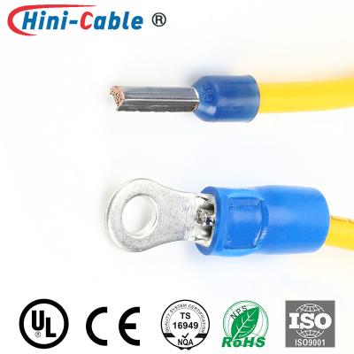 Cina Cavo elettrico giallo di abitudine di UL1015 18AWG 110mm in vendita