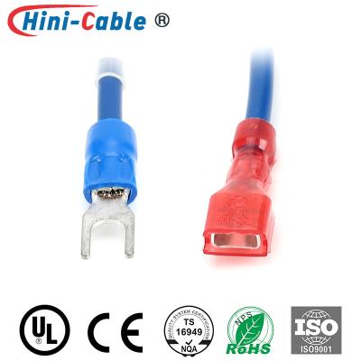 Cina Terminale blu della vanga al cablaggio rosso del cavo di abitudine della femmina 230mm in vendita