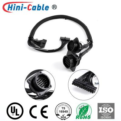China De Uitrusting van de de Machtsdraad van TE 24 Pin Male To MOLEX 24Pin 4.2mm Te koop