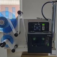 China Thermal Transfer Printer Label Applicator System 203 Dpi USB Serial Ethernet Interface for sale