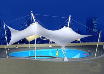 Cina Tende di tensione della piscina della copertura, strutture di tensione del tessuto dell'ombra all'aperto in vendita